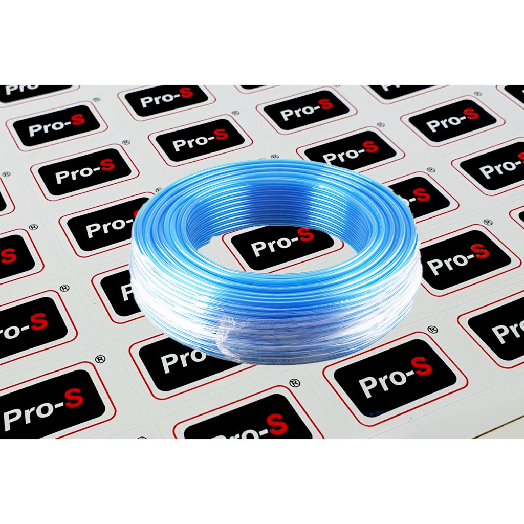 Pro-S Pneumatic Polyurethane PU Tube Ø4 x ID 2.5 mm Colour: Blue, Black ...