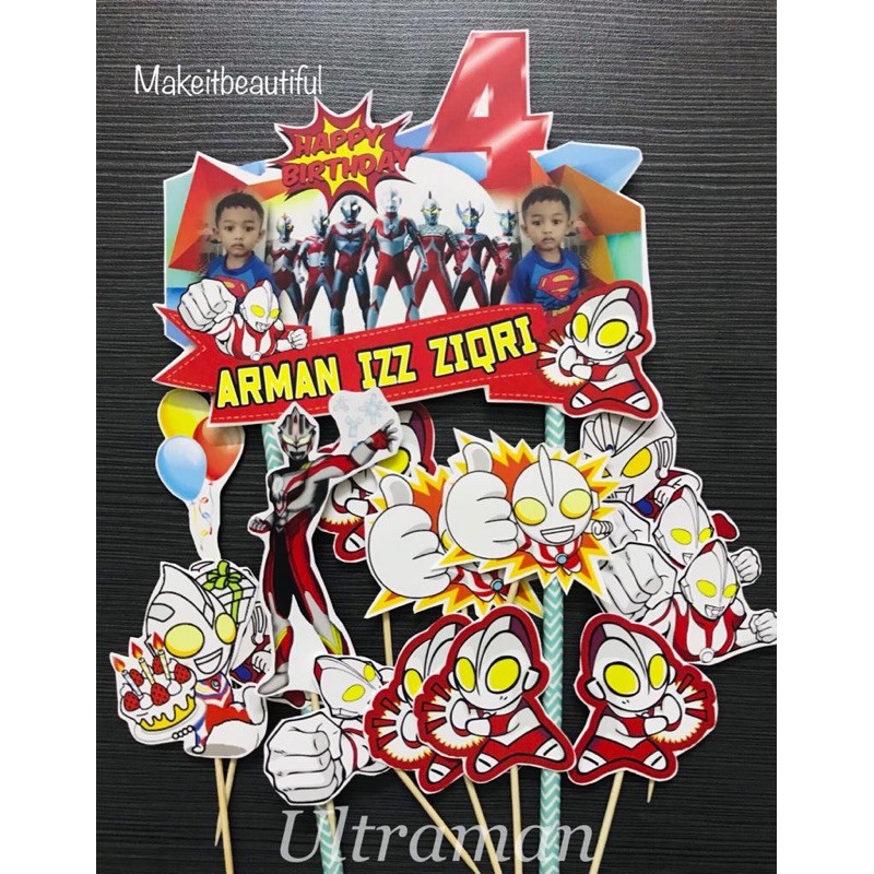 Cake Topper Birthday (Ultraman 002) | Shopee Malaysia Cake Topper Birthday (Ultraman 002) | Shopee Malaysia