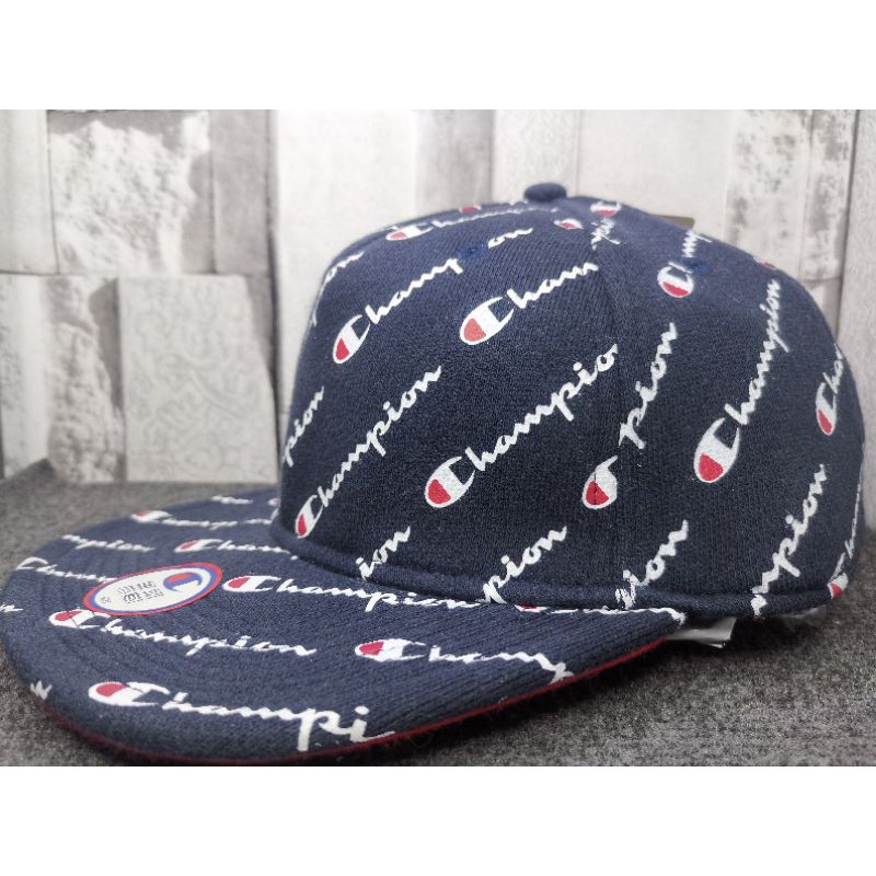💯 Original Snapback Champion Cap (FREE CAP CASE) | Shopee Malaysia
