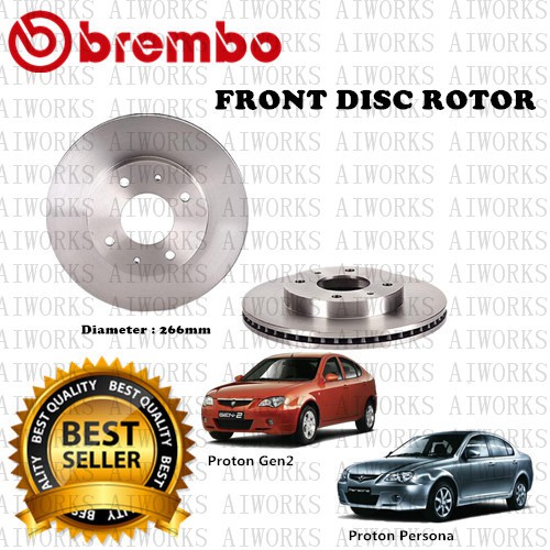 BREMBO Proton Persona 2007-2016 Gen 2 Gen2 2004-2012 Front Rear Brake ...