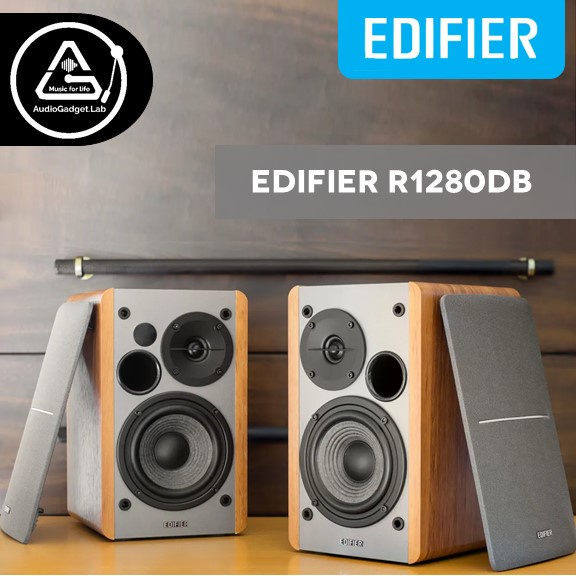 Edifier R1280DB 42W Powerful Bookshelf Bluetooth Speaker | Shopee Malaysia