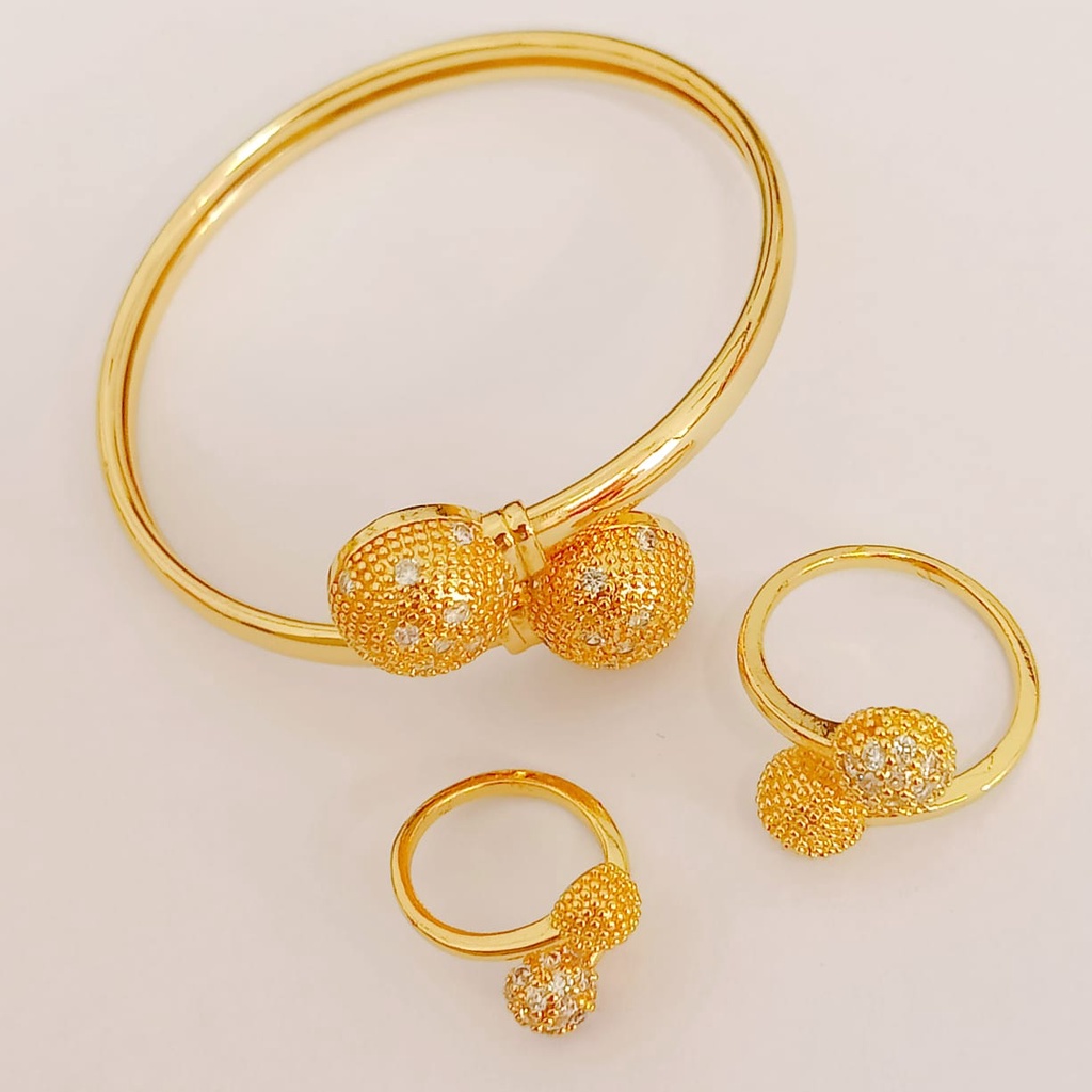 Bangle Gelang Emas Korea Bangkok GOLD PLATED | Shopee Malaysia