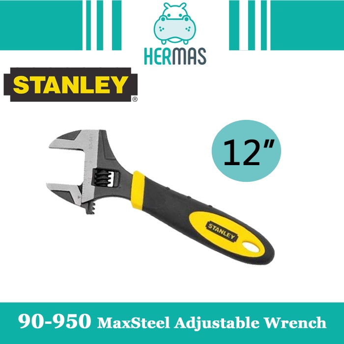 [CLEARANCE] STANLEY 90-950 12" 300MM MAXSTEEL ADJUSTABLE WRENCH ...