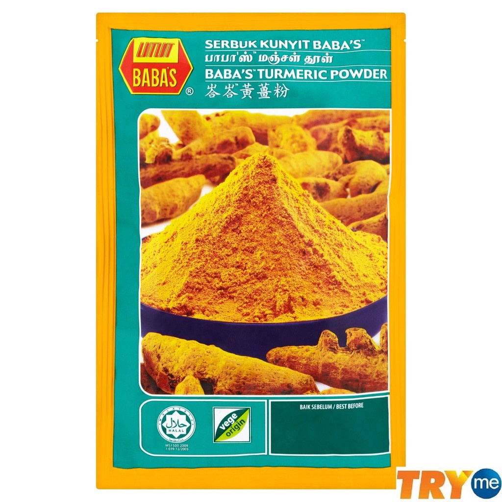 Baba's Turmeric Powder - 125g | Shopee Malaysia
