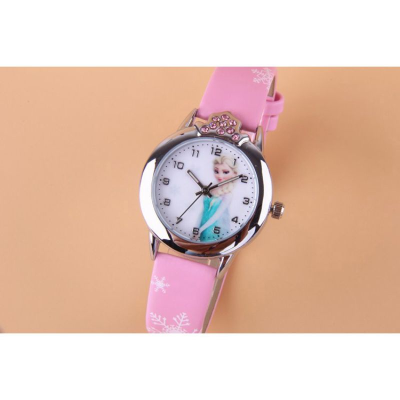 Princess Elsa Anna Frozen Girls Watch - FG0701A | Shopee Malaysia