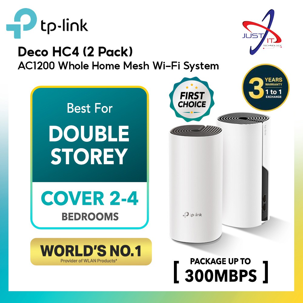 TP-Link Deco HC4 AC1200 Whole Home Wifi System (2Pack / 3Pack) | Shopee ...