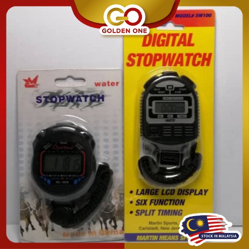 Digital Running Timer Sports Lcd Chronograph Stopwatch Timer Stop Watch