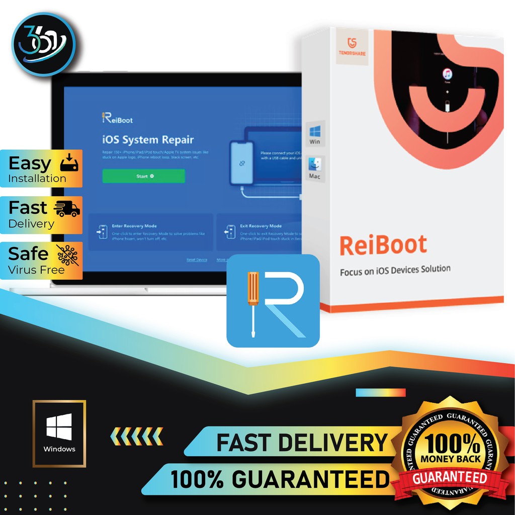 Tenorshare Reiboot Pro V9 ios Repair Tool | Latest Full Version For ...