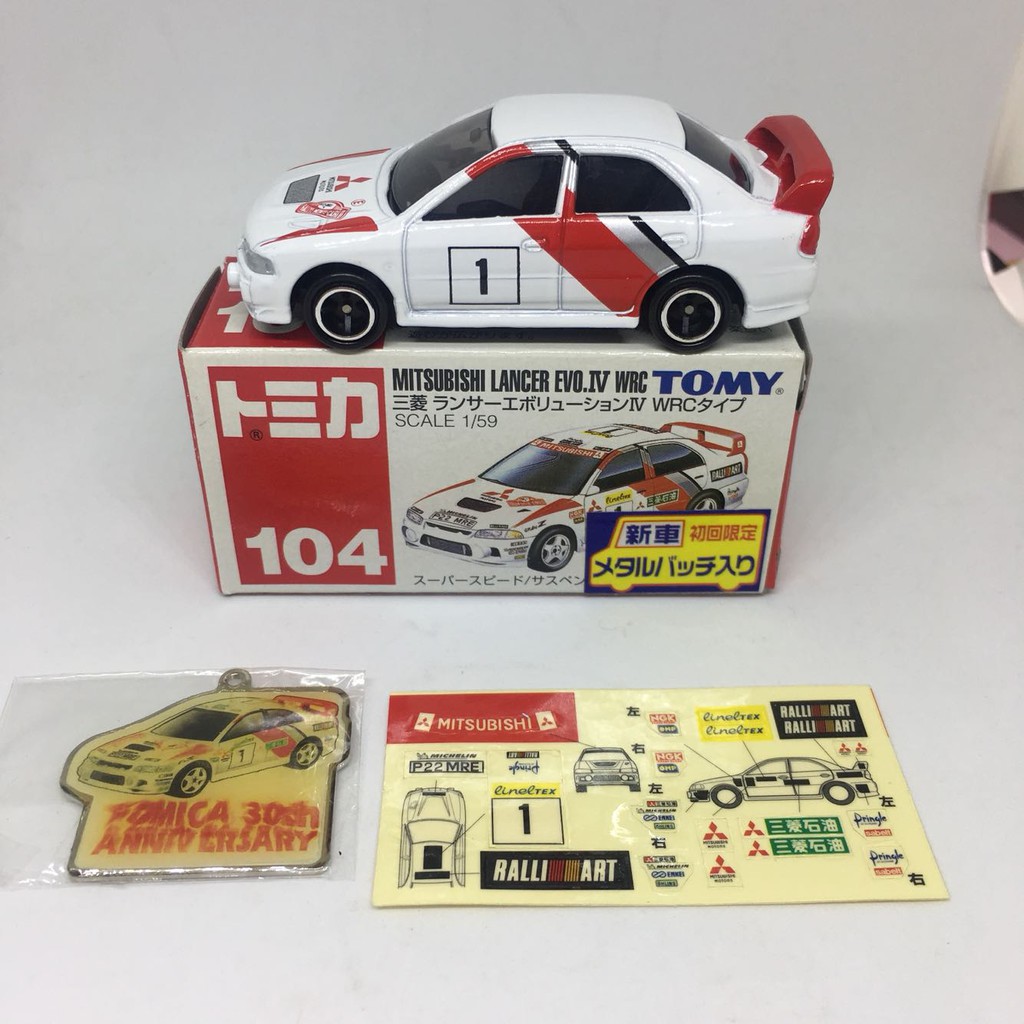 TOMICA MITSUBISHI Lancer EVO IV WRC | Shopee Malaysia