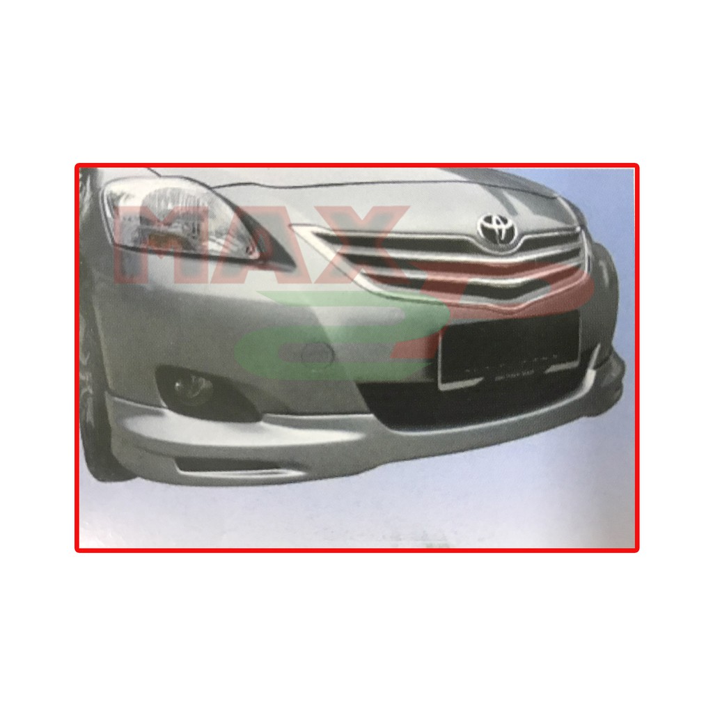 Toyota Vios 2nd Gen (2008) TOM Front Skirt Skirting Bumper Lower Lip ...