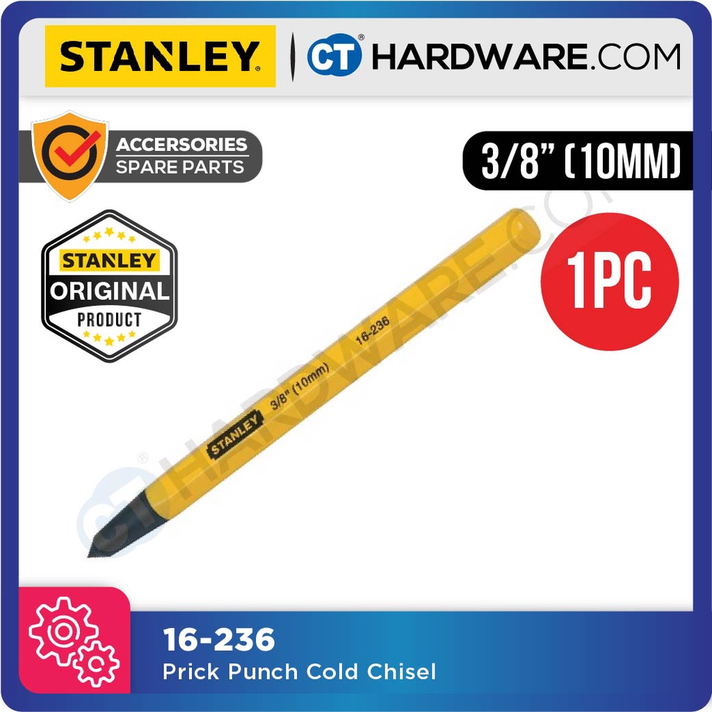 STANLEY 16236 PIN PUNCH 3/8" X 5 1/2" [ 16-236 ] | Shopee Malaysia