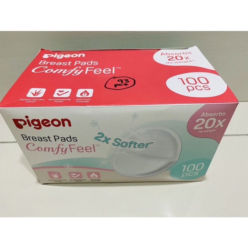 Pigeon Breast Pads Comfy Feel (Opened box) | Shopee Malaysia