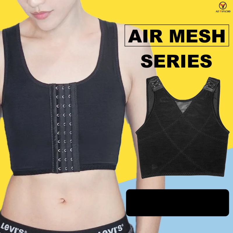 Air Mesh Front & Side Buckle binder | Shopee Malaysia
