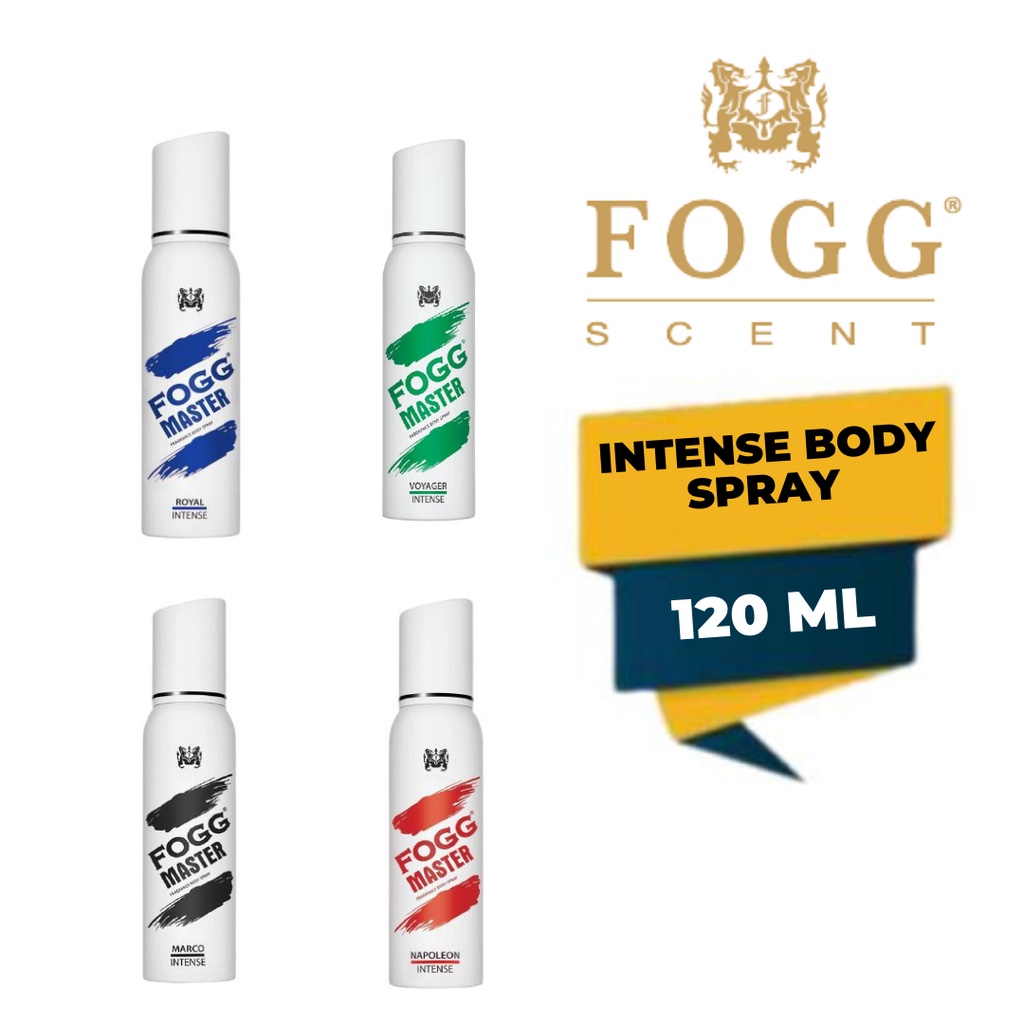 FOGG MASTER DEO/ PERFUME/ BODY SPRAY INTENSE (MARCO, NAPOLEON, VOYAGER ...