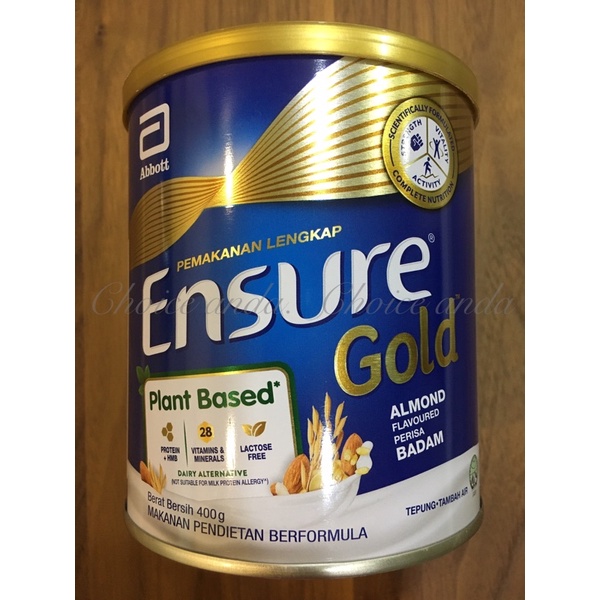 Ensure Gold Plant Based Almond Flavoured (400g) | Shopee Malaysia