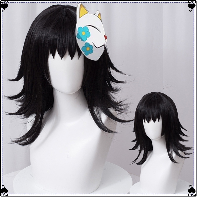 Demon Slayer All character wig Tanjiro Nezuko wigs cosplay Free hair ...