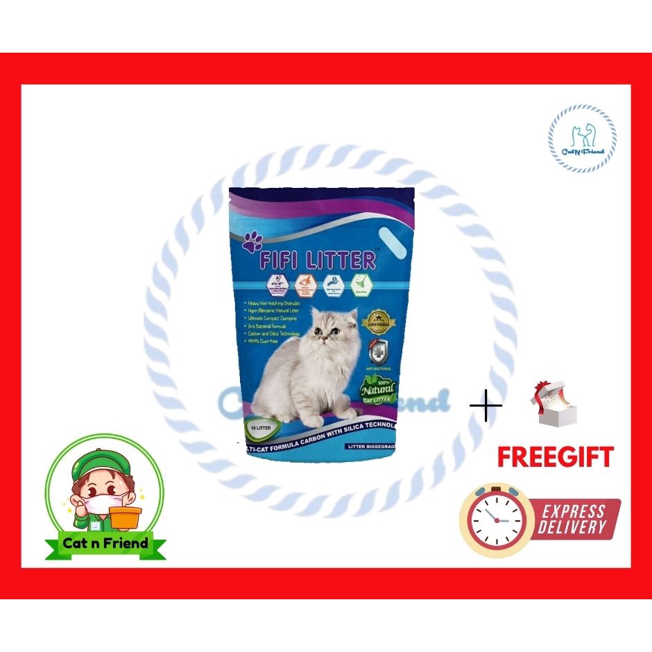 FIFI LITTER Premium Cat Litter 10L | Shopee Malaysia