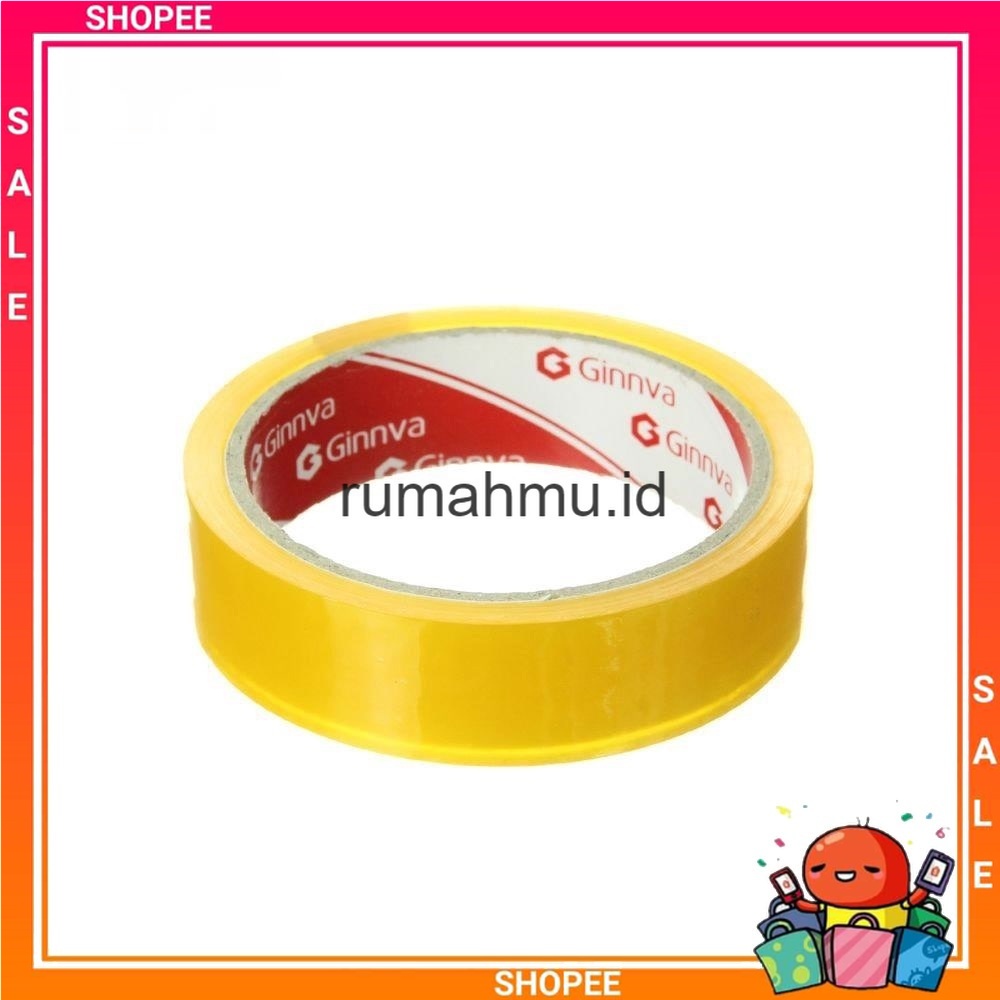 GINNVA Transparent Bopp Tape (24mm X 40y) | Shopee Malaysia