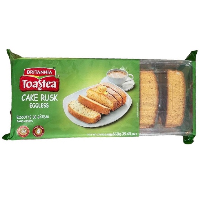Britannia Toastea Cake Rusk Eggless 550g | Shopee Malaysia