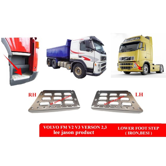 VOLVO TRUCK FM FH V2 V3 VERSON 2,3 LOWER FOOT STEP IRON BESI | Shopee ...