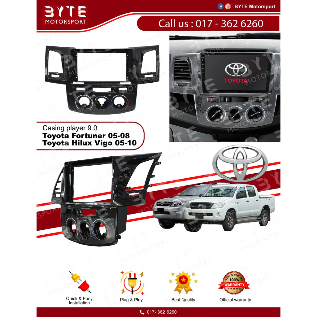 VESCUS 🦂️ Android Toyota Fortuner 2005-2008 T3L Android player 💥FOC Reverse Camera💥 | Shopee ...