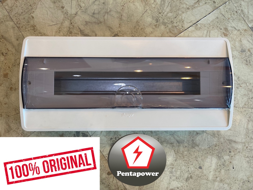 HAGER VS118TVA SURFACE ENCLOSURE18WAYS TRANSPARENT DOOR | Shopee Malaysia