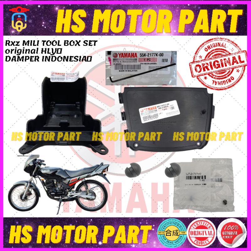 HSMOTORPART Rxz Tool Box Set Original Hly💯 Indonesia 💯 Rxz Spanat Cover ...