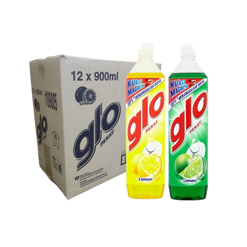 Glo Concentrated Dishwashing Liquid 2 Variants - 1 Carton (800mlx12 ...