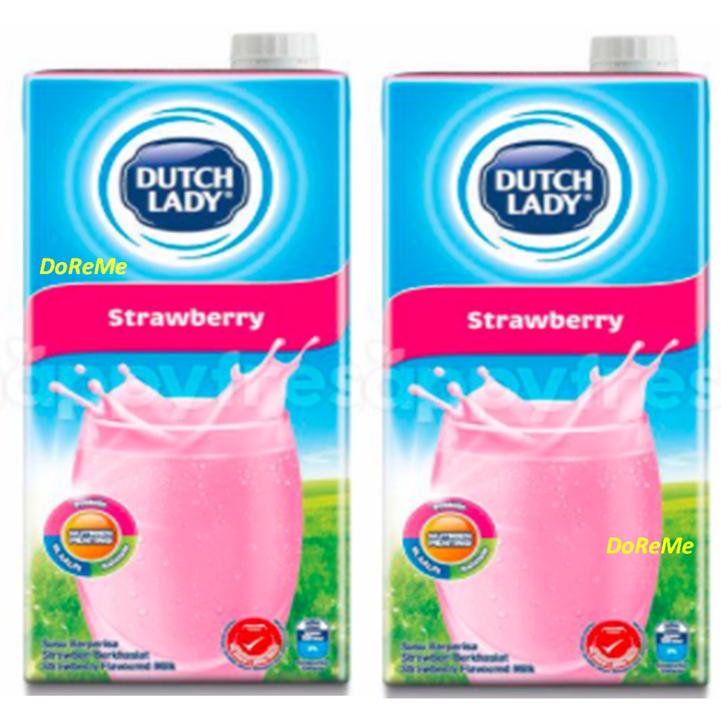 DUTCH LADY MURAH FULL CREAM UHT FRESH MILK LOW FAT CHOCOLATE STRAWBERRY ...