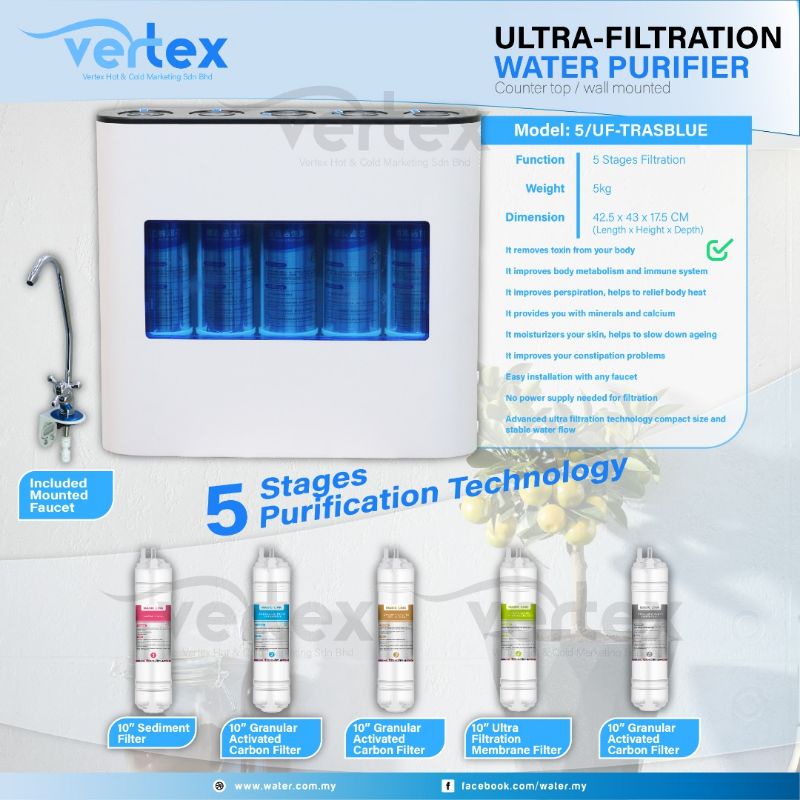 Vertex UF membrane Energy Water Treatment System.. | Shopee Malaysia