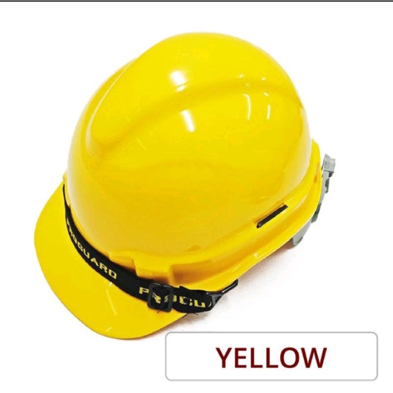 Proguard- Safety Helmet Yellow/Red | Shopee Malaysia