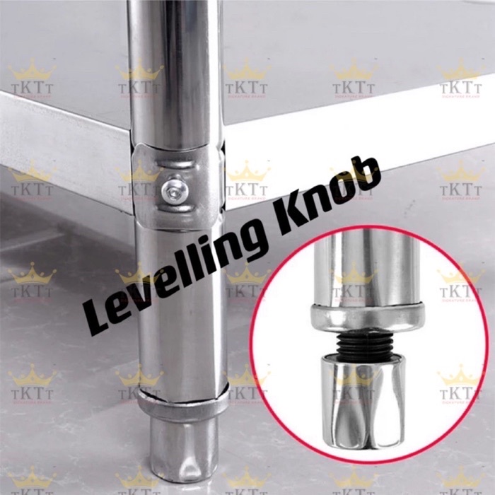 TKTT Heavy Duty Kitchen Working Table Deep Fryer Cooking Rack Stand ...