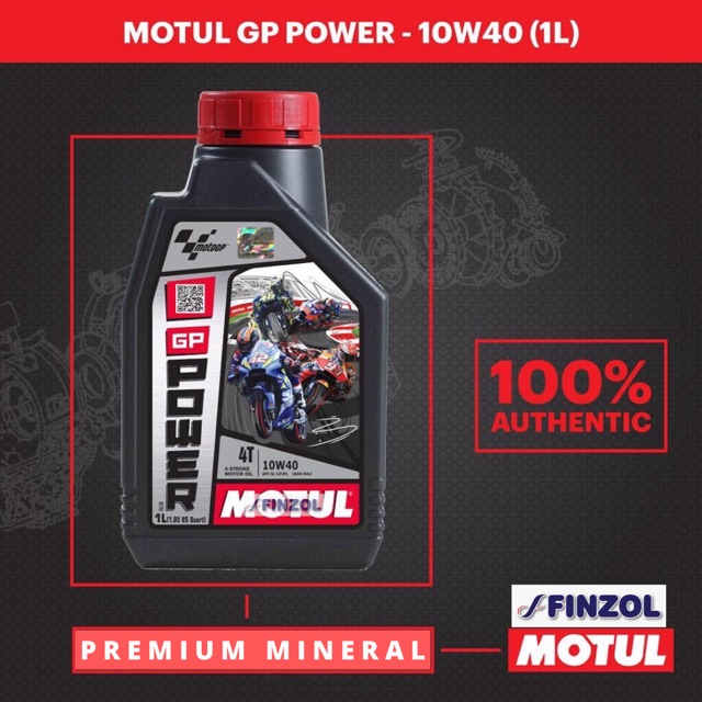 Motul GP Power Premium Mineral 10w-40 (1L) | Shopee Malaysia