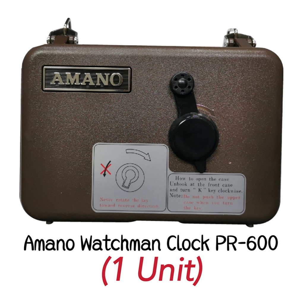 PR-600 Amano Watchman's Clock (1 Unit) | Shopee Malaysia