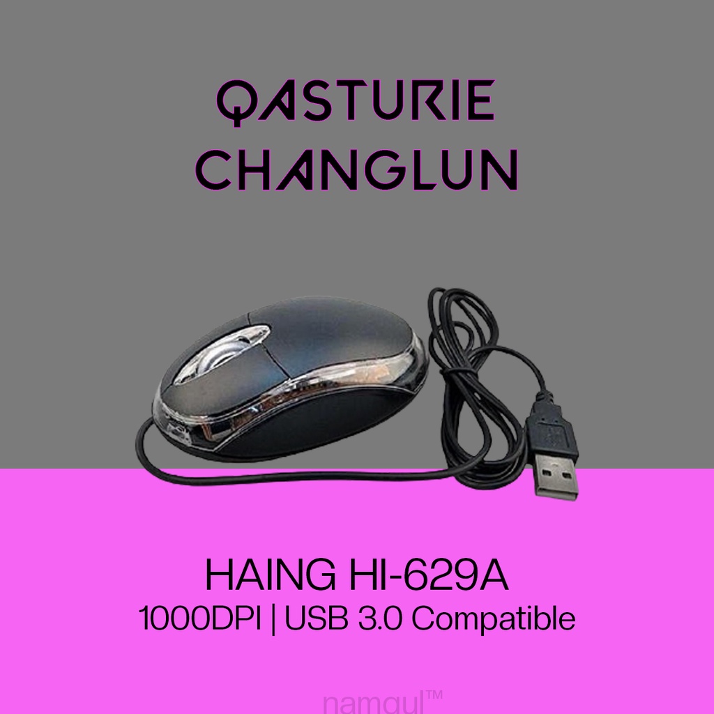 HAING HI-629A WIRED MOUSE (NEW) | Shopee Malaysia