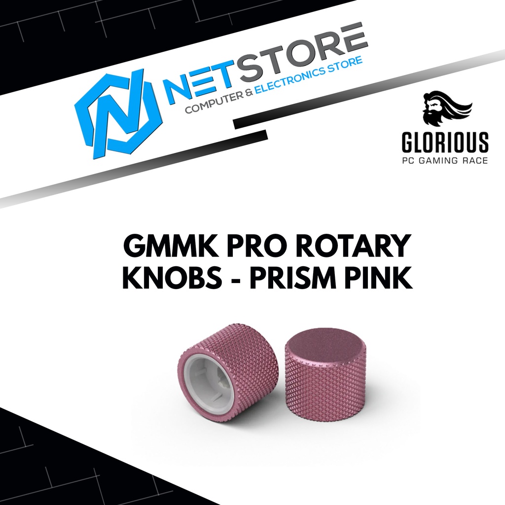 GLORIOUS GMMK PRO ROTARY KNOBS - PRISM PINK - GLO-ACC-P75-RK-P | Shopee Malaysia