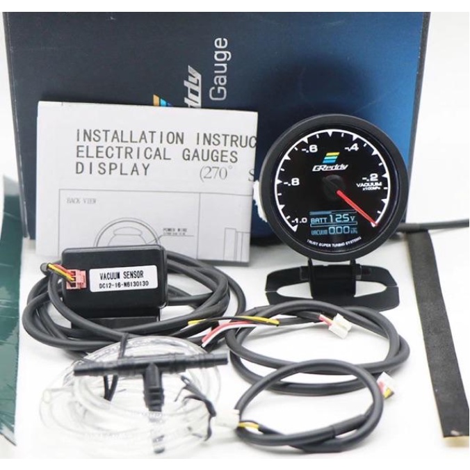 GReddy Meter 7 Colour OEM Digital Meter Gauge With Volt Display Water ...