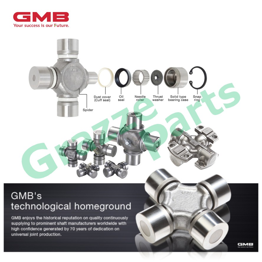 GMB Universal Joint / U-Joint / Coupling GUIS-74 for Isuzu D-Max Dmax D ...