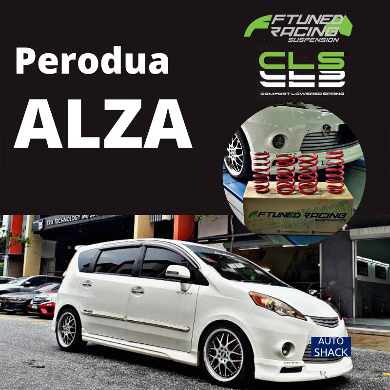 Perodua Alza F Tuned CLS Series Comfort Lowering Spring Suspension ...