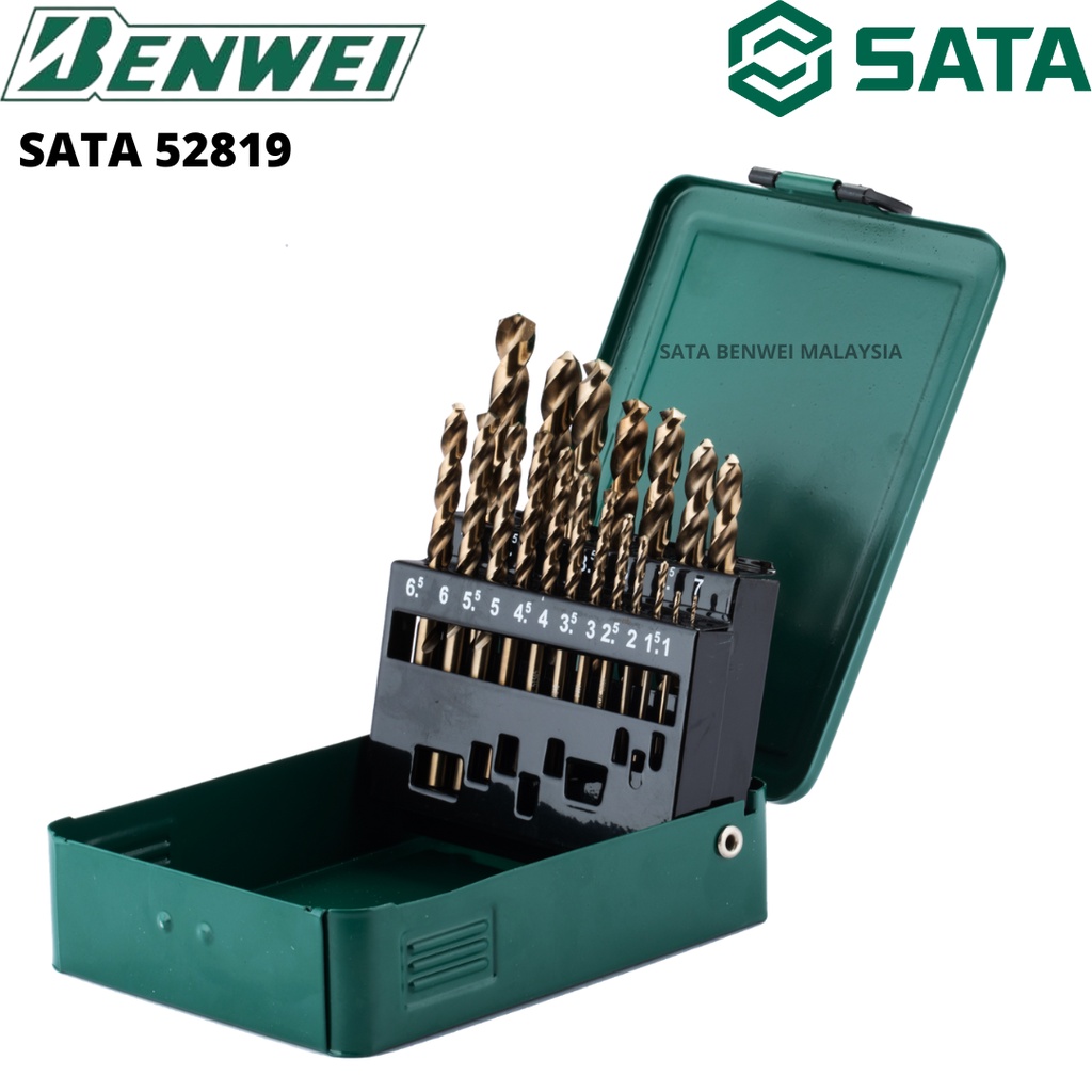 (ND) SATA DRILL BIT SET / SATA HSS COBALT DRILL SET / SATA HEAVY DUTY ...