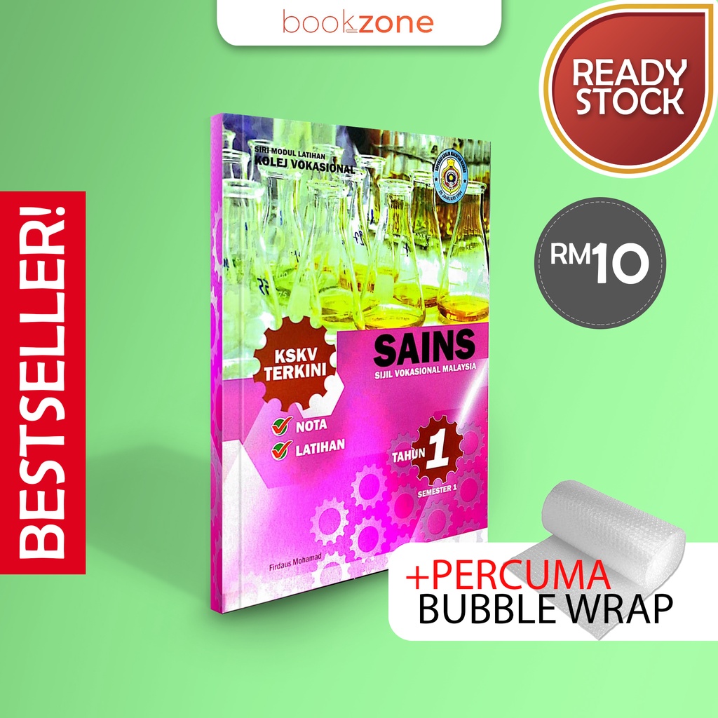 [ 100% Original ] Siri Modul Latihan Kolej Vokasional: Sains Tahun 1 Semester 1 READY STOCK ...
