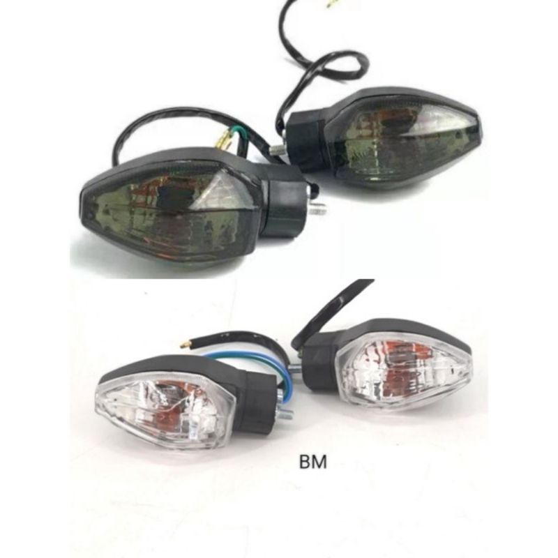 HONDA RS150/WAVE CX ALPHA/DASH FI/DREAM 110/BEAT FRONT SIGNAL REAR SIGNAL TINTED CLEAR | Shopee ...