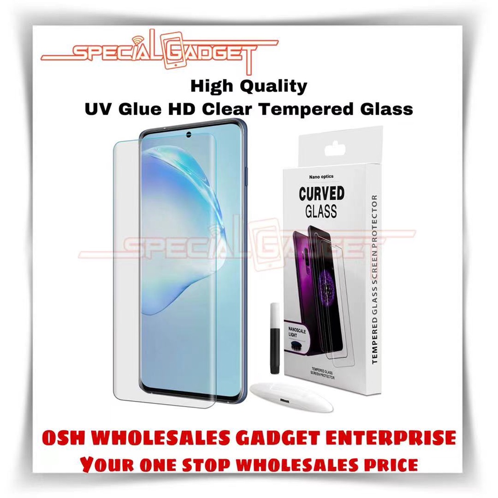 (Shock Proof Premium HD Uv Nano) Samsung S8 S9 S10 S20 S21 S23 Plus Ultra Hd Clear UV Nano ...