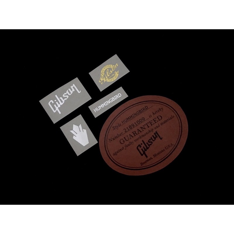 Gibson Hummingbird Guitar Head Logo Acoustic | Shopee Malaysia