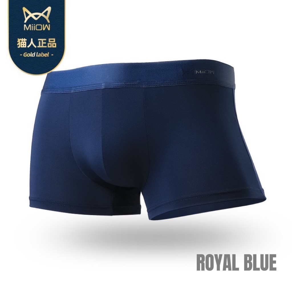 MIIOW Ice Silk Men Underwear Men Boxer lelaki Men's Boxer Underwear 衣服 ...