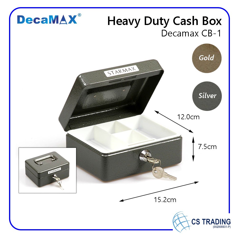 [Made in Taiwan] Decamax Starmax CB-1 Cash Box | Shopee Malaysia