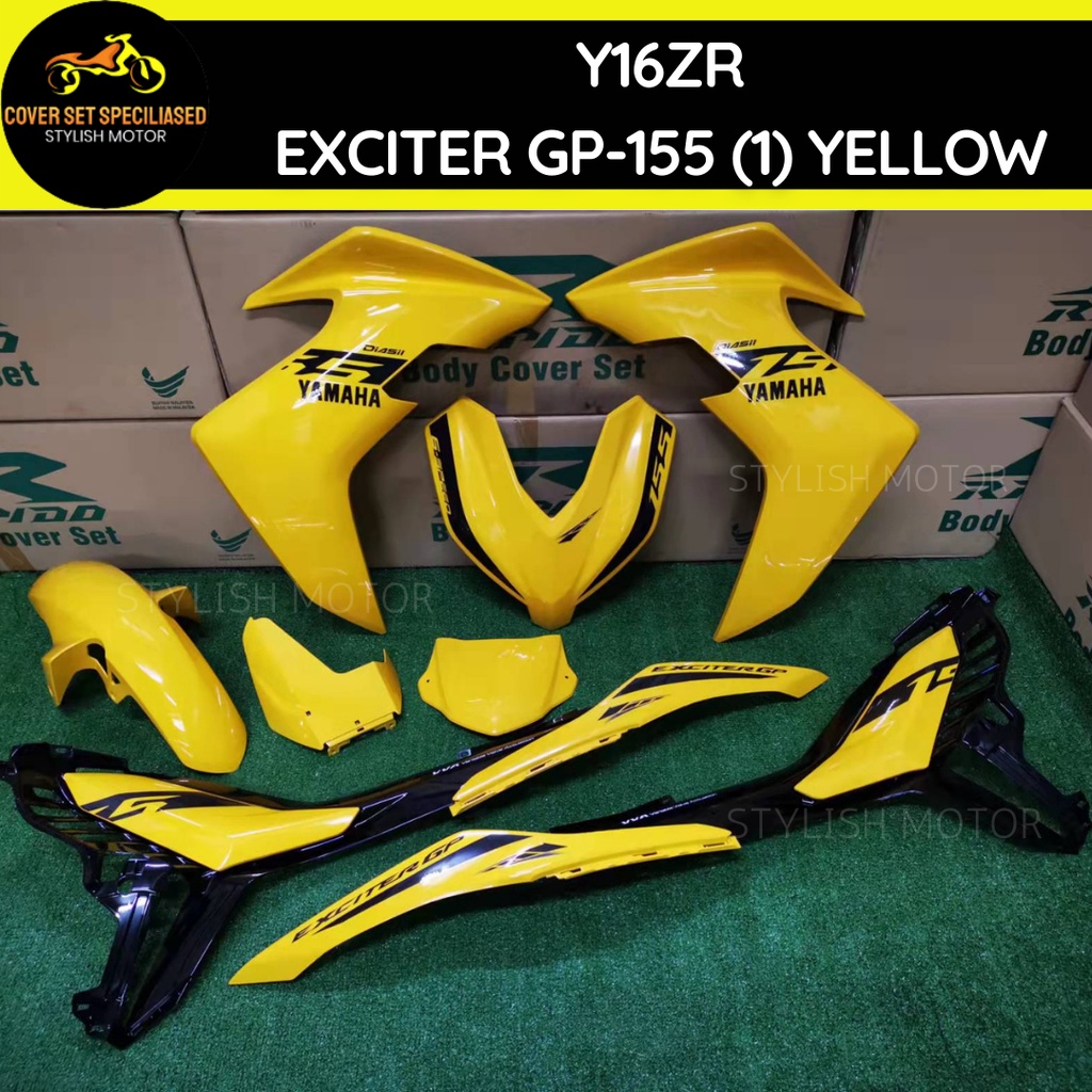 (STICKER TANAM/AIRBRUSH) RAPIDO COVER SET Y16ZR EXCITER GP-155 (1 ...