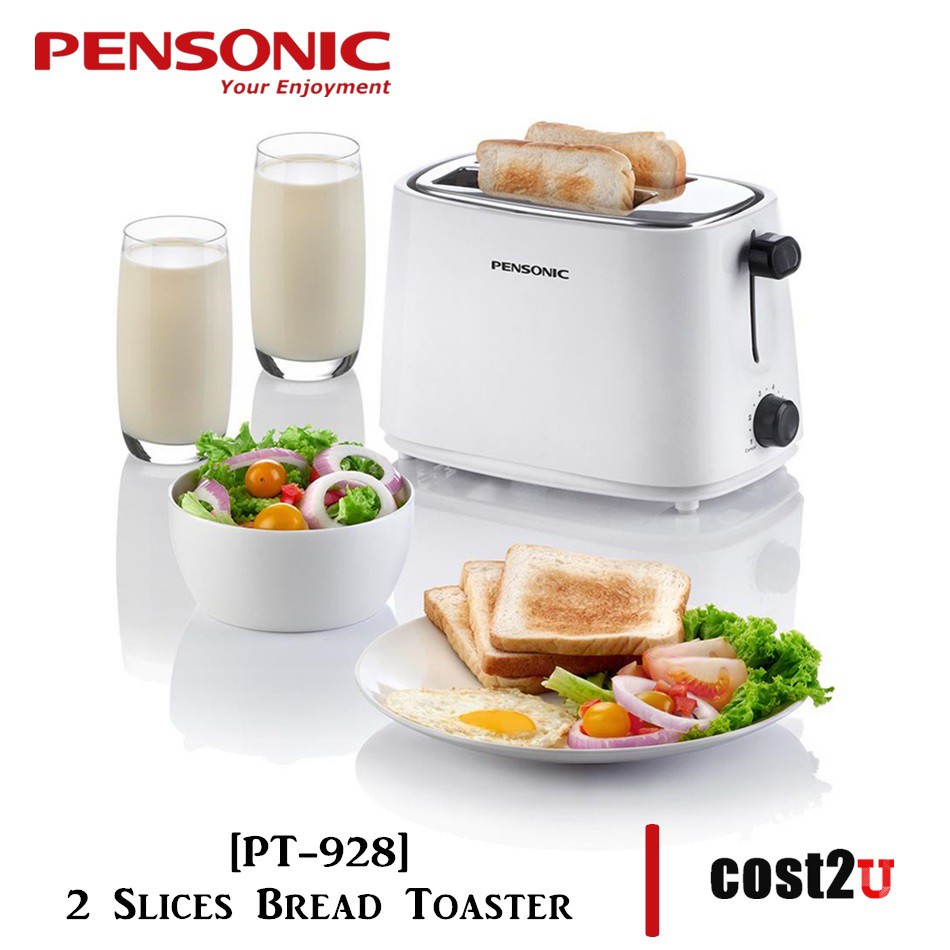 Pensonic 2 Slices Bread Toaster | PT-928 / PT-929 | PT928 / PT929 ...