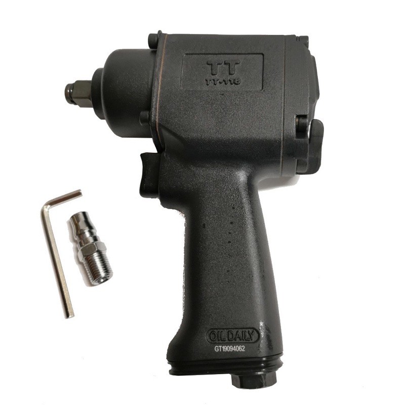 Tuta 1/2" PROFESSIONAL MINI Twin Hammer Air Impact Wrench TT-118 520Nm | Shopee Malaysia