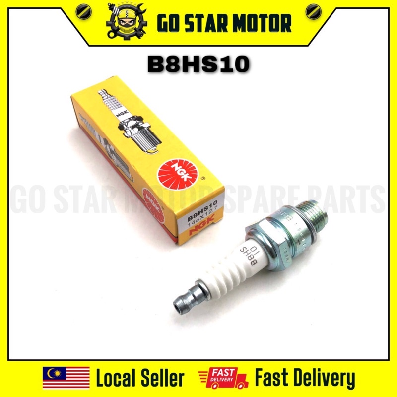 NGK B8HS10 B8HS 10 Spark Plug YAMAHA 2 Stroke 15HP 30HP 40HP 60HP 75HP 85HP 115HP 200HP | Shopee ...